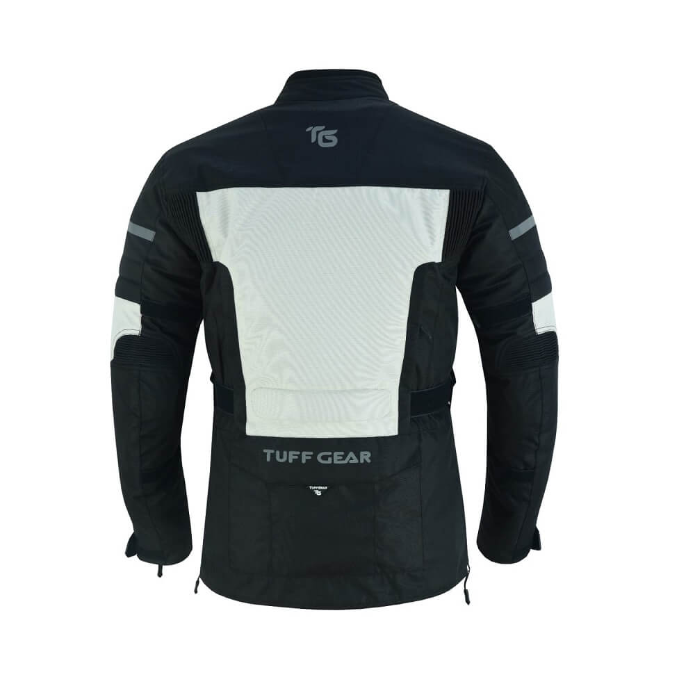 Tuff Gear Motorcycle Waterproof Armour Textile Jacket - Adventure