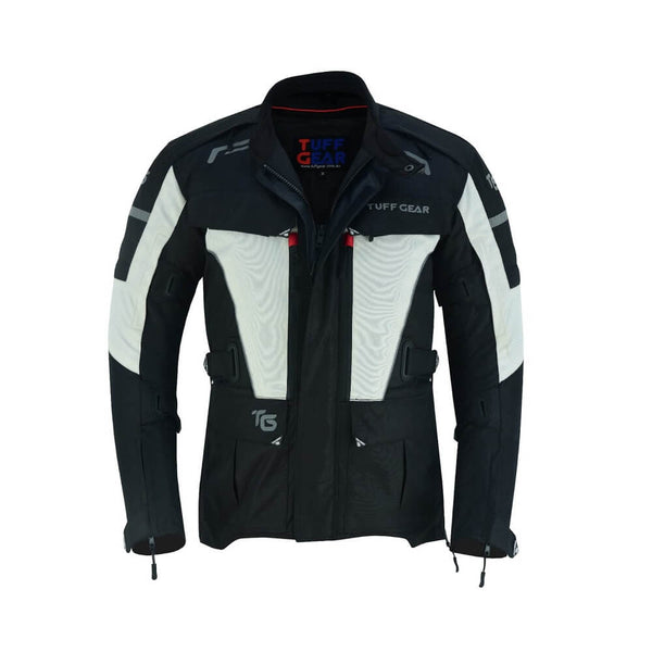 Tuff Gear Motorcycle Waterproof Armour Textile Jacket - Adventure